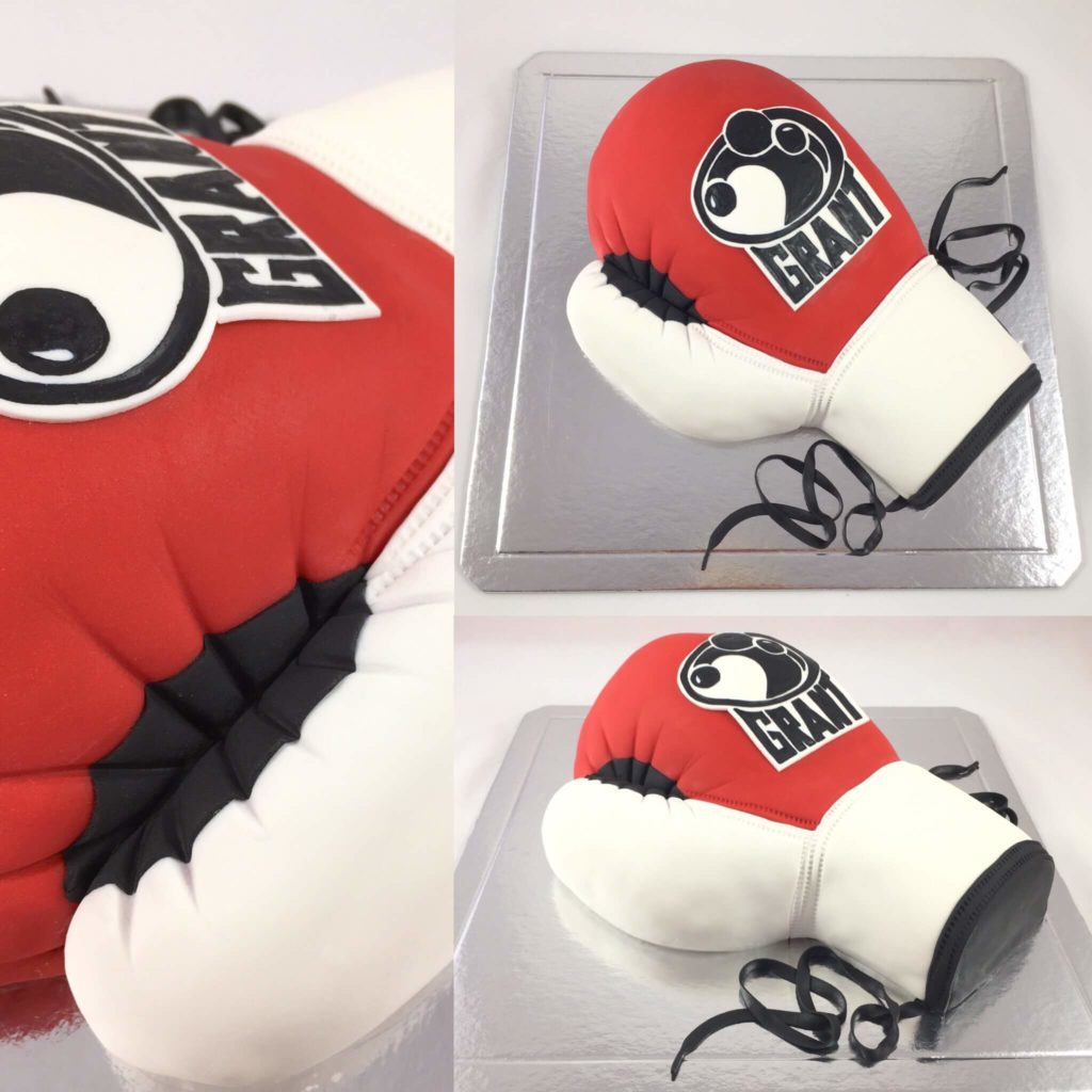 Bolo em forma de Luva de Boxe - Grant | Bolo Personalizado